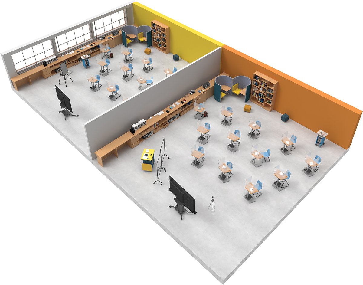Cost-Effective Blended Model Classrooms